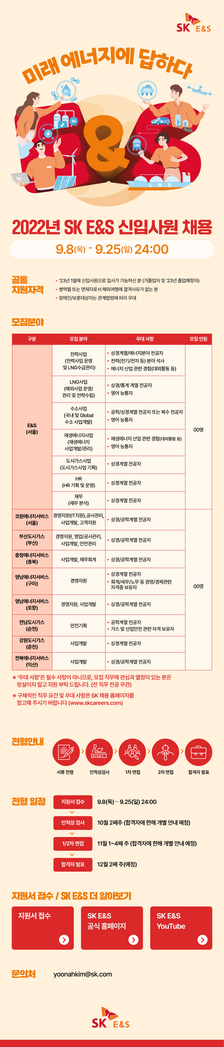 SK E&S 채용공고 2022년 신입사원 채용 | 2022년 채용