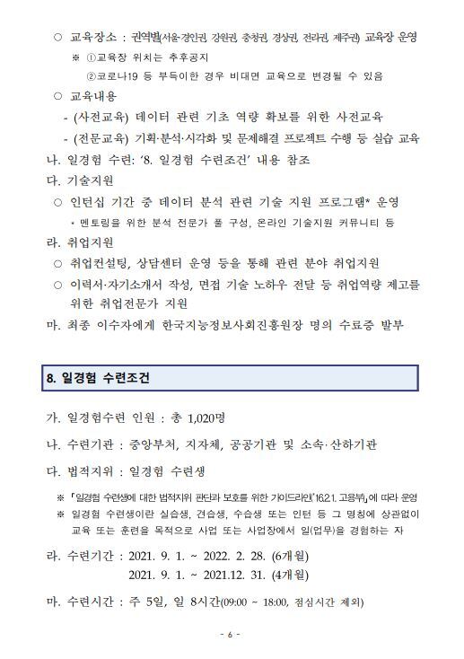 한국지능정보사회진흥원 채용공고 2021 인턴 Qa 시스템프로그래머 응용프로그래머 네트워크·보안·운영 빅데이터·ai인공